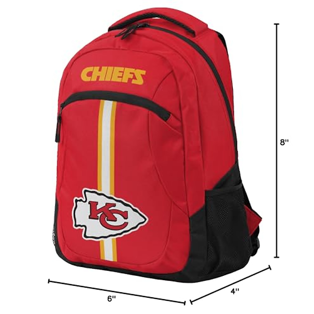 FOCO NFL Logo Action Backpack, Team Color, One Size