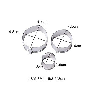 AK ART KITCHENWARE Sugarpaste Flower Veiner and Cutters Set Silicone Veining Molds Fondant Cake Decorating Tools for Bakery (Hydrangea Petal Vein)