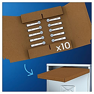 Oral-B Sensitive Clean Replacement Toothbrush Head, Pack of 10 Counts, Mailbox Sized Pack