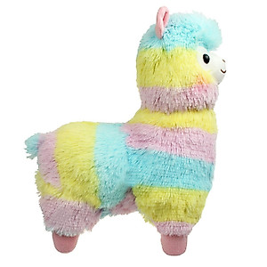 Cuddly Llama Rainbow Alpaca Doll 7" Soft Baby Stuffed Animal Toy Valentine's Day Birthday Xmas Christmas Wedding Anniversary Presents Gifts