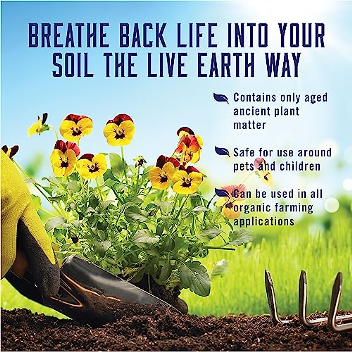 Live Earth Products' Humate Soil Conditioner - 50 lb Bag