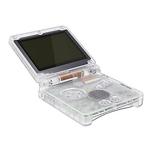 IPS Ready Upgraded eXtremeRate Glow in Dark - Green Custom Replacement Housing Shell for Gameboy Advance SP GBA SP – Compatible with Both IPS & Standard LCD – Console & Screen NOT Included