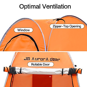 JG AURORA DEER Pop Up Waterproof Portable Lightweight Tent, Suitable for Camping, Hiking, Fishing, Beach