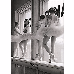 Ballerinas On Window Ledge - Avanti America Collection Dance/Dancing Birthday Card