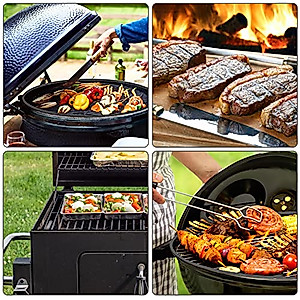 ChengFu Smoker Gasket, 0.6’’ Wide 0.2’’ Thick High Temp Seal Grill Gasket, Gasket Smoker Seal Self Stick Grill Tape 15 ft, Premium Polyacrylonitrile High Heat Grill Gaskets Tape for Smokers BBQ Lid