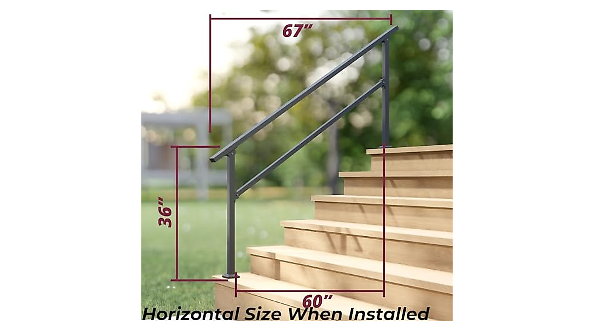 CHR Hand Rails for Steps - Durable & Easy Installation