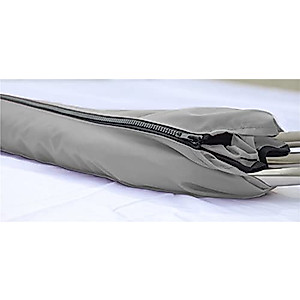 SBU Light Grey Aluminum 3-Bow Bimini Top Compatible for Regal 1900 FASTRAC BR for Model Years 2006-2009