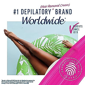 Veet Ready-To-Use Waxing Kit For Women | Wax Strips For Body Hair Removal, Wax Kit For Ingrown Hair Treatment, Personal Care Product, Hair Remover | 40ct Waxing Strips, 4ct Body Wipes