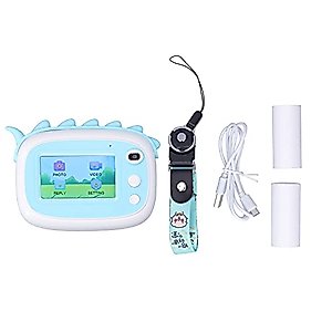 Instant Print Camera, Time-Lapse Photography Play Classic Snake Games Smart Child Print Camera for Travel for Kid