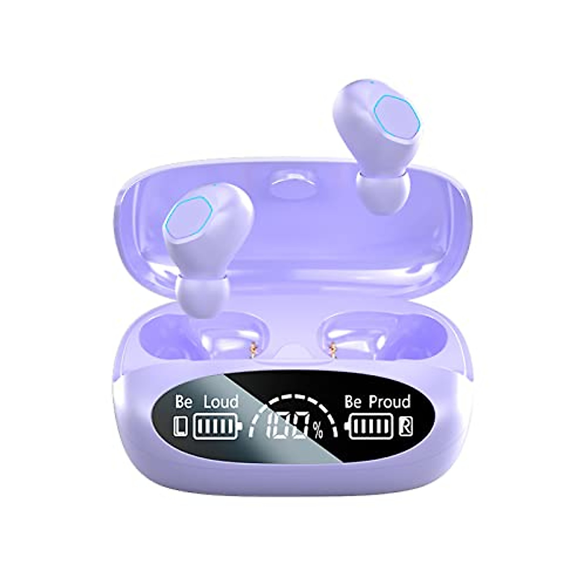 Wireless Earbuds - Bluetooth Headphones Noise Canceling, Wireless Sports Headset, Touchs Waterproof Stereo Headphones in Ear, for Gym