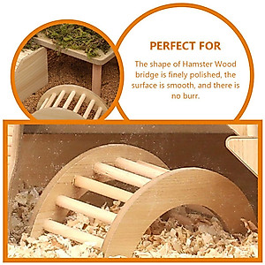 Ipetboom Hamster Toy Bridge Rat Ladders Hamster Ladder Hamster Toys Hamster Bridge Hamster Cage Ladder Chinchilla Climbing Toy Chinchilla Bridge Toy Chinchilla Training Ladder Hamster Stuff