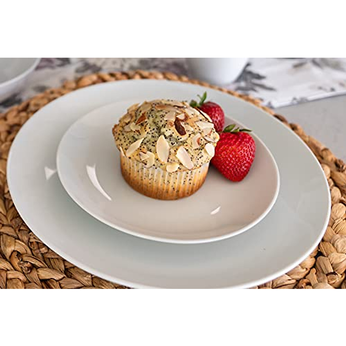 10 Strawberry Street Simply Coupe 16 Piece Dinnerware Set, White - SM-1600-CP-SW