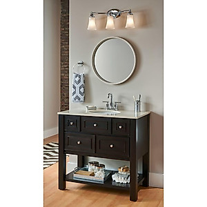 Moen WS84228SRN Gibson Two-Handle High Arc Bathroom Faucet, Spot Resist Brushed Nickel