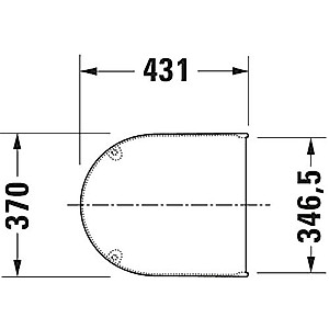 Duravit 63890000, Small, White Alpin