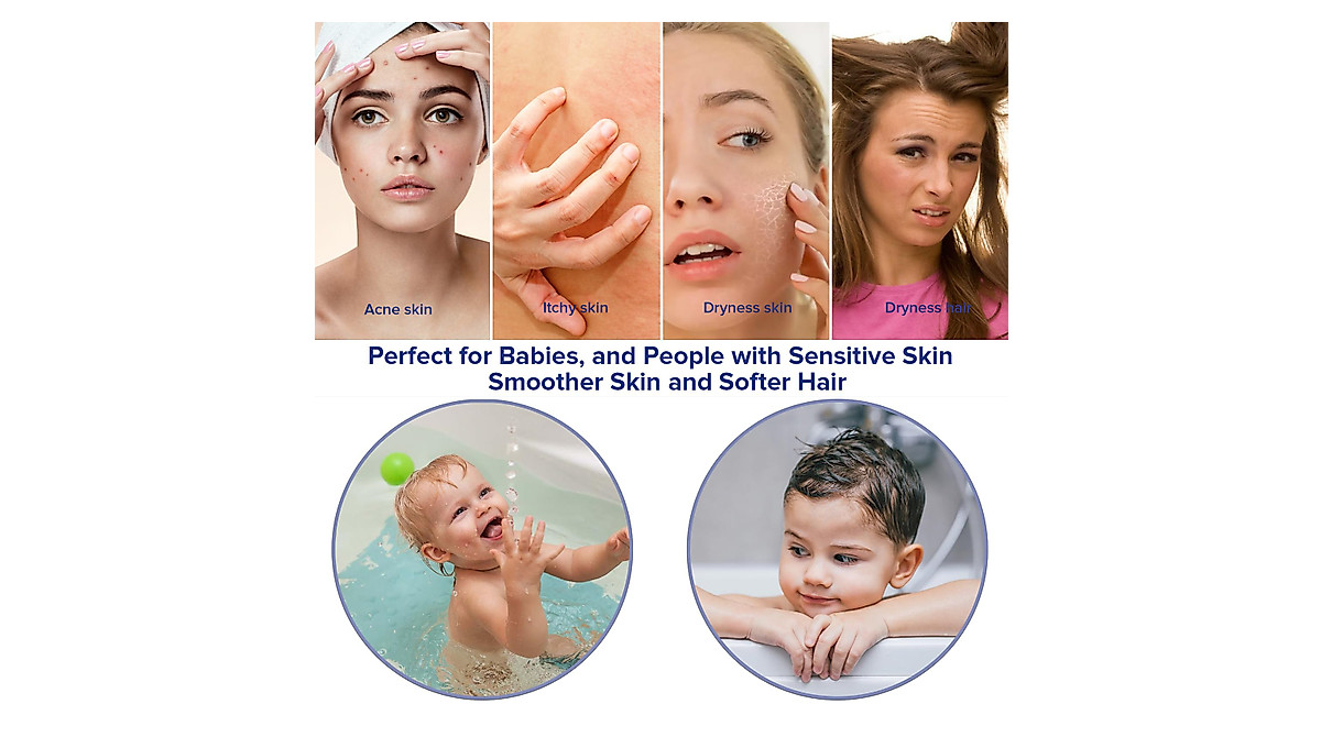 KIORHILL Bathtub Water Filter for Smoother Skin