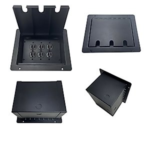ProCraft ProAudio Recessed Pocket Floor Box 3 AC Duplex