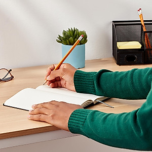 Amazon Basics Classic Notebook, 240 Pages, Hardcover - 5 x 8.25-Inch, Line Ruled Pages