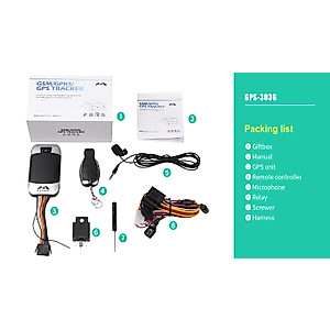 BAANOOL BN-303F/G 2G GPS Tracker for Vehicles Fuel Car Tracker Device No Monthly Fee Intelligent Management Tracking System Free Subscription (BAANOOL-303G)