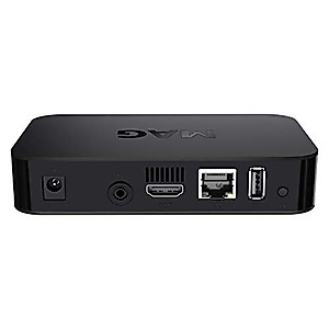 Infomir MAG420w1 Set-Top Box 4K HEVC Support 512 Mb RAM, 512 Mb NAND, USB × 2 pcs. (3.0, 2.0), Built-in Wi-Fi, Linux OS, HDMI and RCA outputs