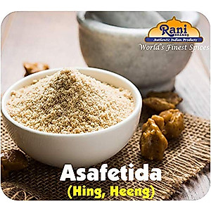 Rani Asafetida (Hing) Ground 3.75oz (106g) PET Jar ~ All Natural | Salt Free | Vegan | Non-GMO | Asafoetida Indian Spice | Best for Onion Garlic Substitute