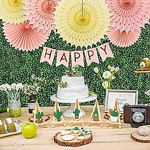 Boshen Pack of 10 PCS 10" x 10" Artificial Grass Green Wall Backdrop Panels 6.89 SQ Ft UV Protected Thickened Faux Boxwood Privacy Hedge Panels Decoration for Party Wedding Backyard Indoor Outdoor