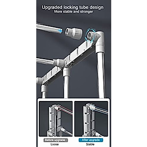 Portable Dryer, New Lock Tube Clothes Dryer, 1000W Electric Dryer, Double-layer Foldable Portable Dryer for Apartments