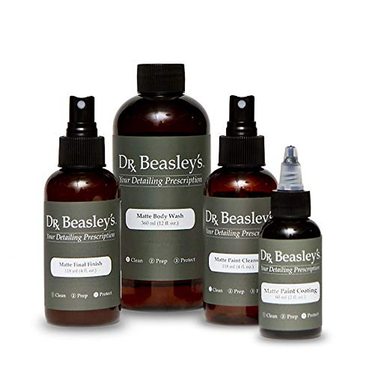 Dr. Beasley's Mini Matte Kit with Accessories, Instant Bonding Coating, 2+ Years of Protection