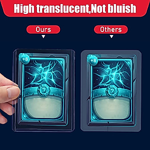 25 Count TopLoaders Clear Hard Plastic Card Sleeves for Trading Card, Protective Sleeves Holder Fit for Baseball Card, Sports Cards, MTG, Card 3"x4"