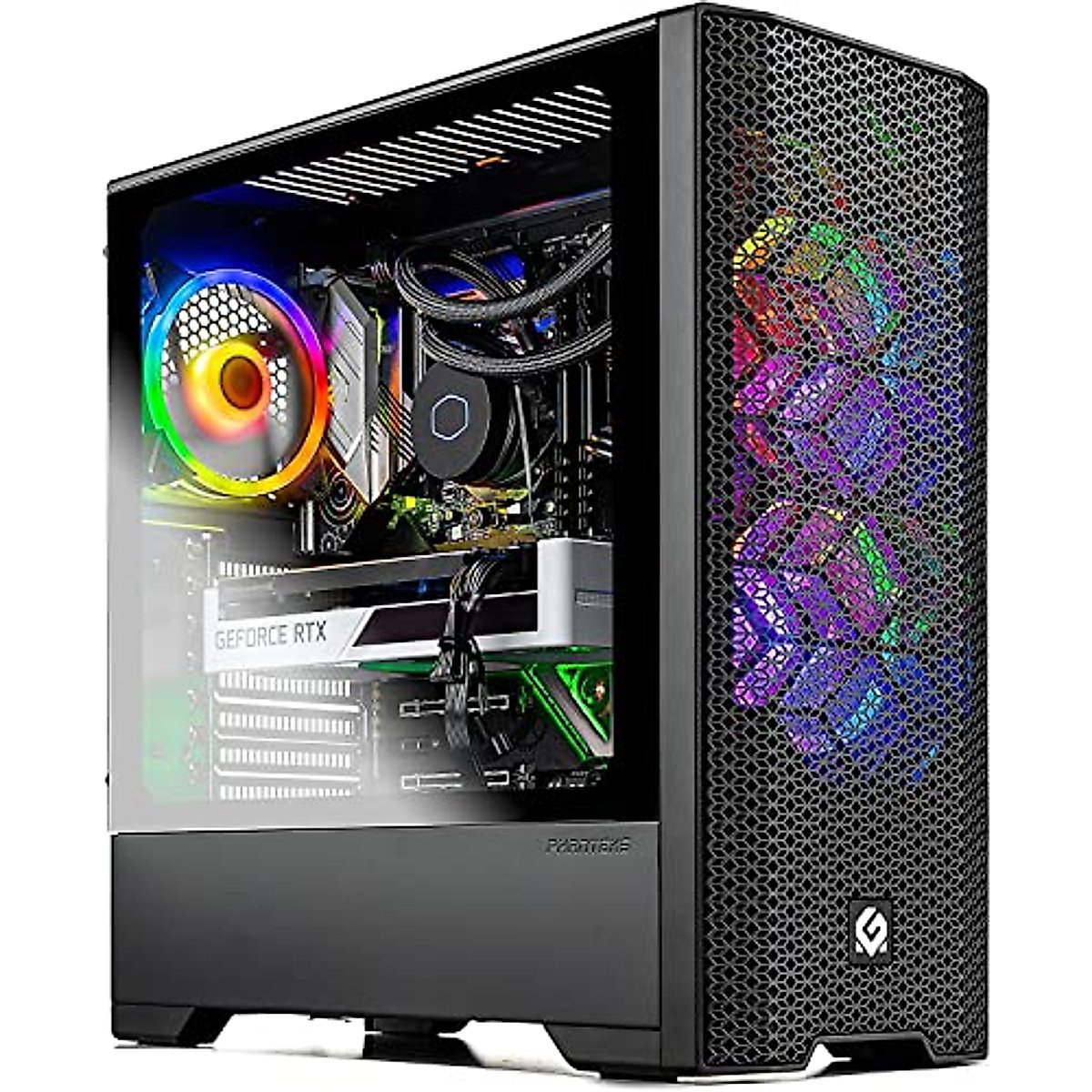 Skytech Gaming Blaze 3.0 Gaming PC Desktop – INTEL Core i7 11700F 2.5 GHz, RTX 3060 Ti, 1TB NVME SSD, 16G DDR4 3200, 600W GOLD PSU, AC Wi-Fi, Windows 10 Home 64-bit,Black