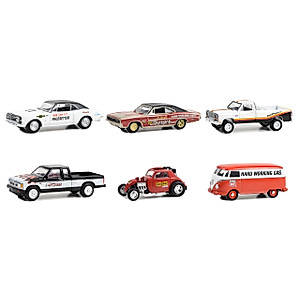 Running on Empty 6 Piece Set Series 16 1/64 Diecast Model Cars by Greenlight 41160SET