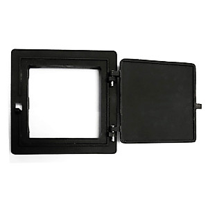 Hi Flame Fireplace Cast Iron Chimney Clean Out Door 8 by 8 Inch