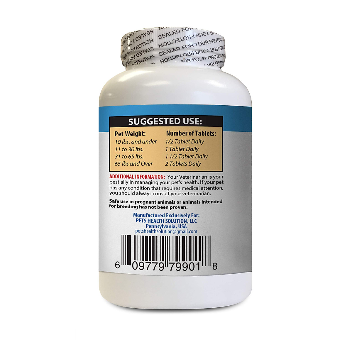 pet Joint Supplements - Dogs Joint Health Complex with Turmeric and MSM - Supports Hips and Joints - Turmeric for Dogs - 3 Bottles (180 Tablets)