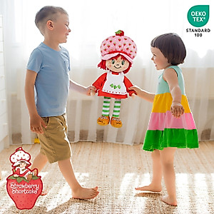 Strawberry Shortcake Plush Pillow Buddy - Super Soft Stuffed Character Pillow - Polyester Microfiber, 18 Inches