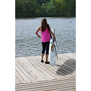 Suspenz SUP Carrying Strap with Storage Hooks | Stow and Go Sling Carrier for Stand Up Paddle Boards, Surfboards and Kayaks (22-4022), Black