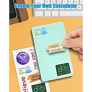 Aucanla Calculator with Notepad,12-Digit Large Display Desk Calculator,Rechargeable and Solar Basic Calculator for Office,School and Business