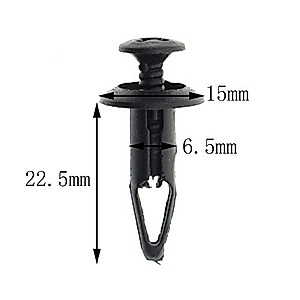 Plastic Bumper Rivet Clips MOTOALL Fastener Screw for Rhino 450 660 Yamaha Rhino Fender Hood Body 100Pcs