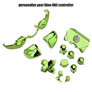 Replacement Buttons & Tools Kit for 360 Joystick, 360 Controller RB LT RT Buttons Screwdriver Set(Green)