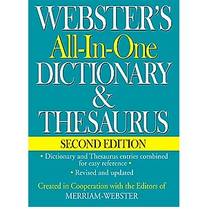 Webster's All-In-One Dictionary & Thesaurus, Second Edition
