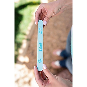 Iridesi Professional Nail Files and Buffers Blue 120 240 Grit Washable Emery Boards 7 Inches Long 12 Fingernail Files Per Pack
