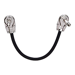 Amazon Basics 1/4 Inch Guitar Patch Auxiliary Cable, 6 Inch, 6-Pack, Black