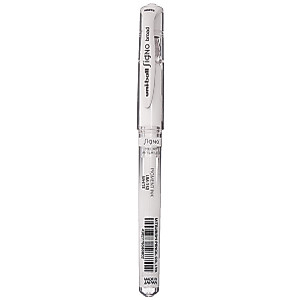 Uni-Ball Signo Broad Point Gel Impact Pen White (2 Pens)