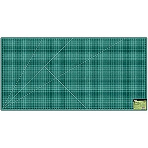 US Art Supply 40" x 80" GREEN/BLACK Professional Self Healing 5-Ply Double Sided Durable Non-Slip Cutting Mat Great for Scrapbooking, Quilting, Sewing and all Arts & Crafts Projects