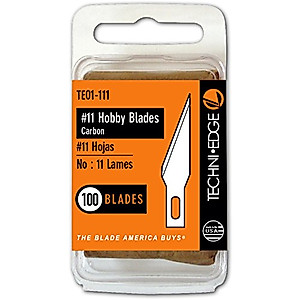Techni Edge TE01-111 No. 11 Hobby Blades, 1-Pack