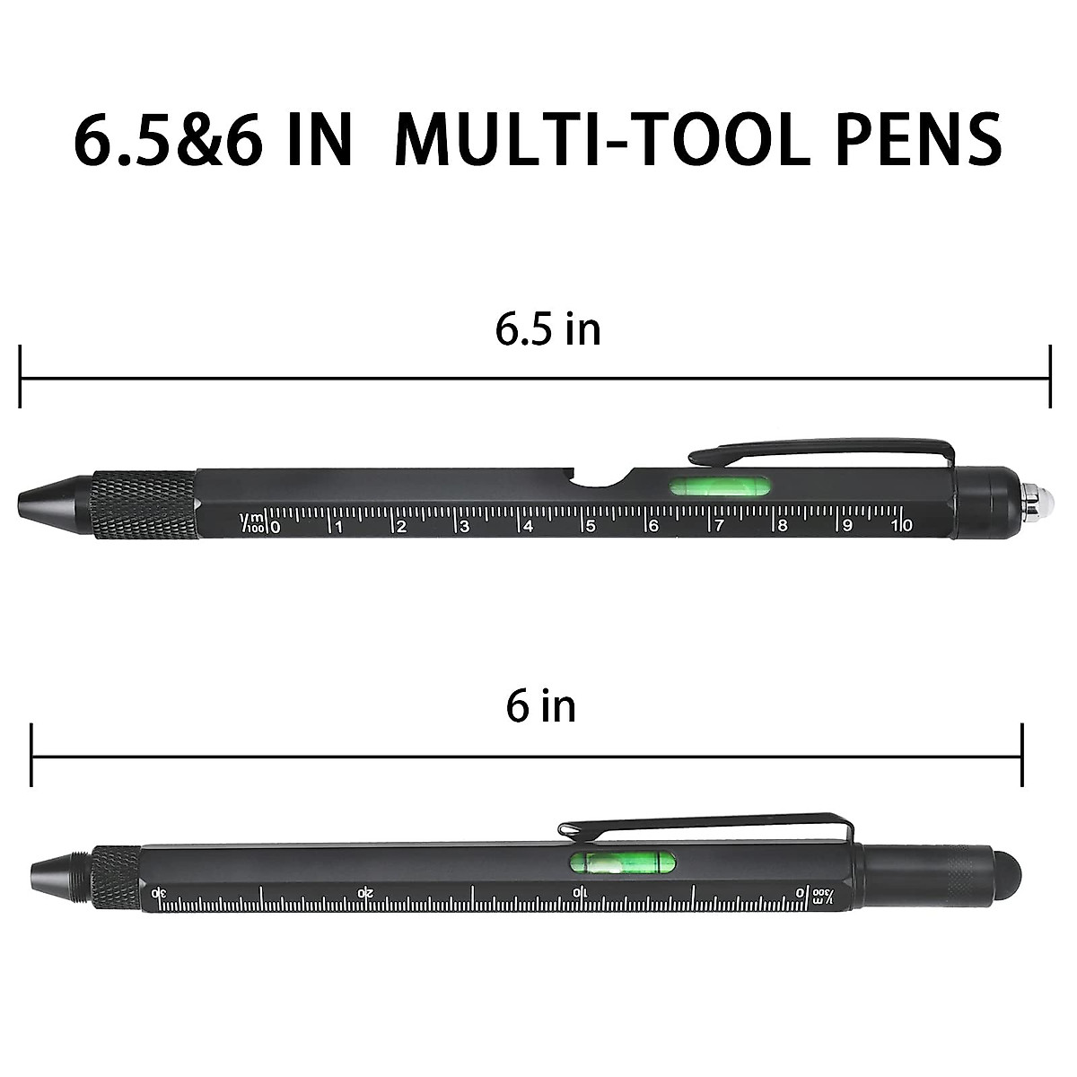 Gifts for Dad Men Him, Gadgets for Men, 2PCS 9 in 1 Multi-tool Pen Set Birthday Fathers Day Thanksgiving Valentines Day Gifts Christmas Stocking Stuffers for Boyfriend Grandpa from Daughter Wife