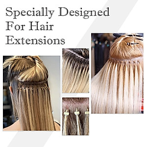 Neitsi 3pcs Kit for Micro Link Hair Feather Extensions: Pliers, Micro Pulling Needle, and Loop Threader