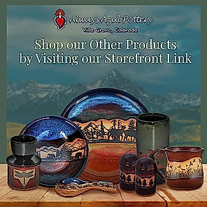 ALWAYS AZUL POTTERY Hummingbird Mug with Spoon in Avocado Green - Handmade Ceramic Coffee Mug - Stylish and Unique Handcrafted Artistic Drinkware - Polished Clay Cups, Great for Coffee, Tea, & More