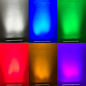 TC-Home 18 LED RGBWA UV 270W Wall Wash Bar Light 7/9 CH DMX 512 DJ Party Disco Stage Lighting (6 in 1)