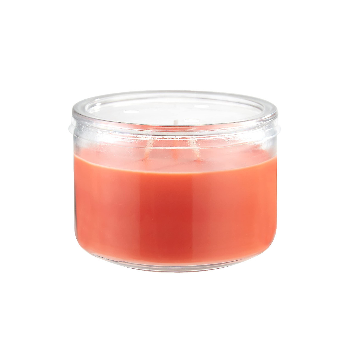 Candle-lite Scented Sunlit Mandarin Berry Fragrance, One 10oz. 3-Wick Aromatherapy Candle with 20-40 Hours of Burn Time, Orange Color, 10 oz