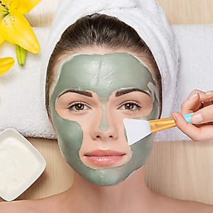 Patelai 20 Pieces Soft Silicone Facial Mud Applicator Clay Tools Face Mask Brushes Beauty Tools for Sleeping Mud Mask Hairless Body Lotion and Body Butter