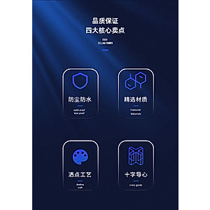 KAILH Starry Sky Switch Box 5 Pin Mechanical Switches High Transparency for Gaming Keyboard Linear (10pcs)